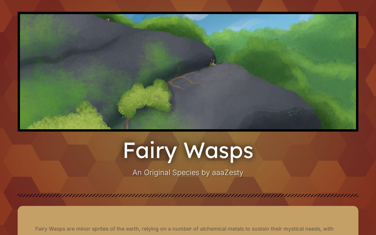 Fairy Wasp Species Lore